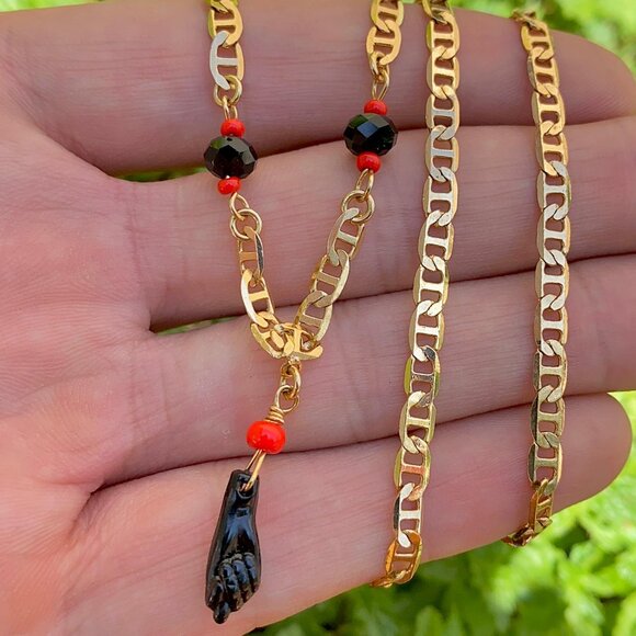 Prime Jewelry 269 | Jewelry | Brand New Azabache Fist Pendant Necklace ...